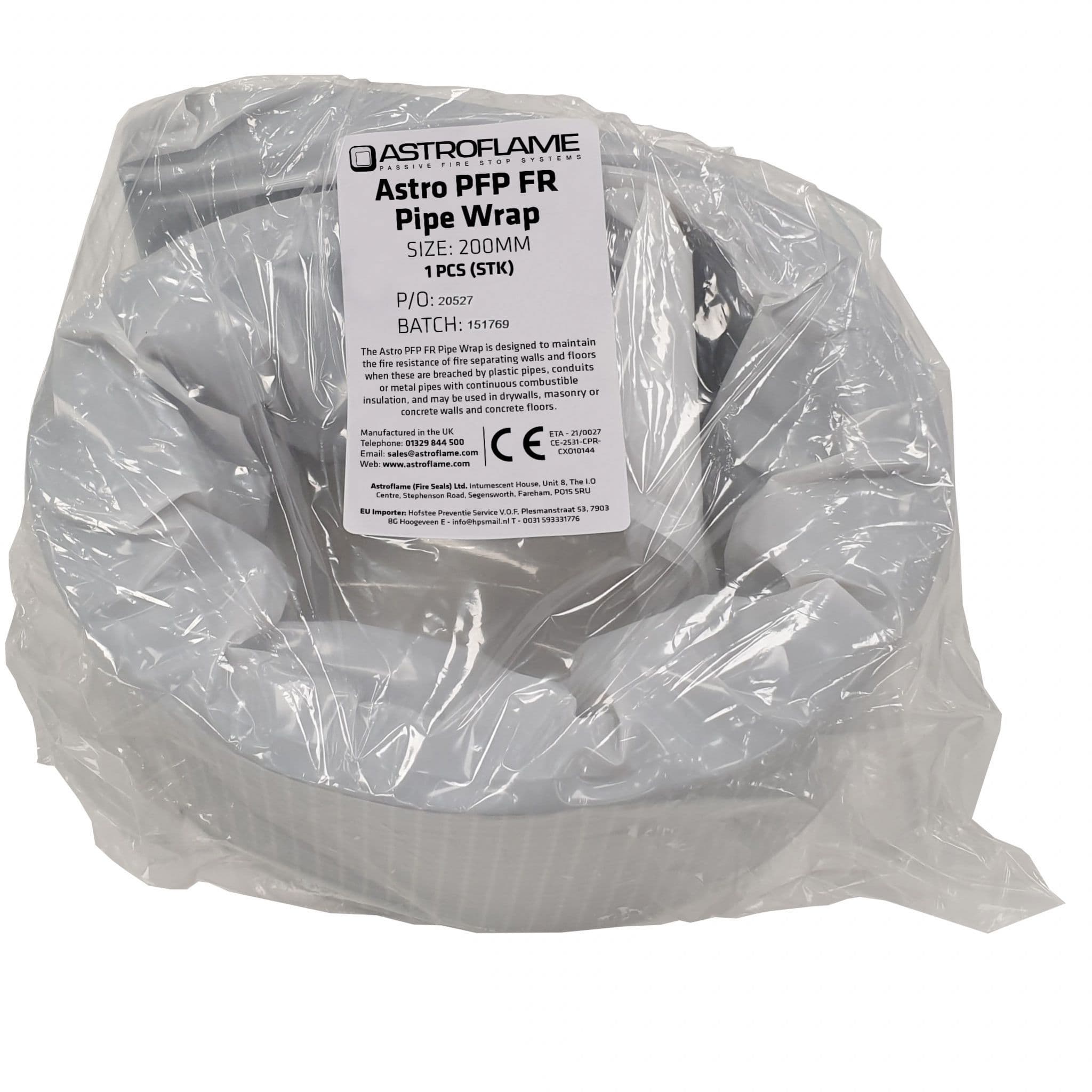 PFP FR Pipe Wrap 200mm | Shop at Passive Fire Protection