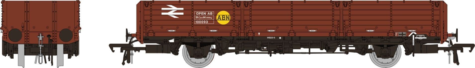 915001 OAA open wagon BR bauxite 100093