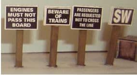 PDZ12 Trackside Signs