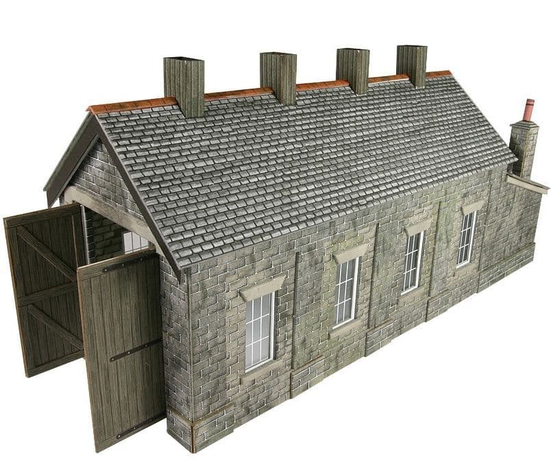 PO332 Stone Single Track Engine Shed