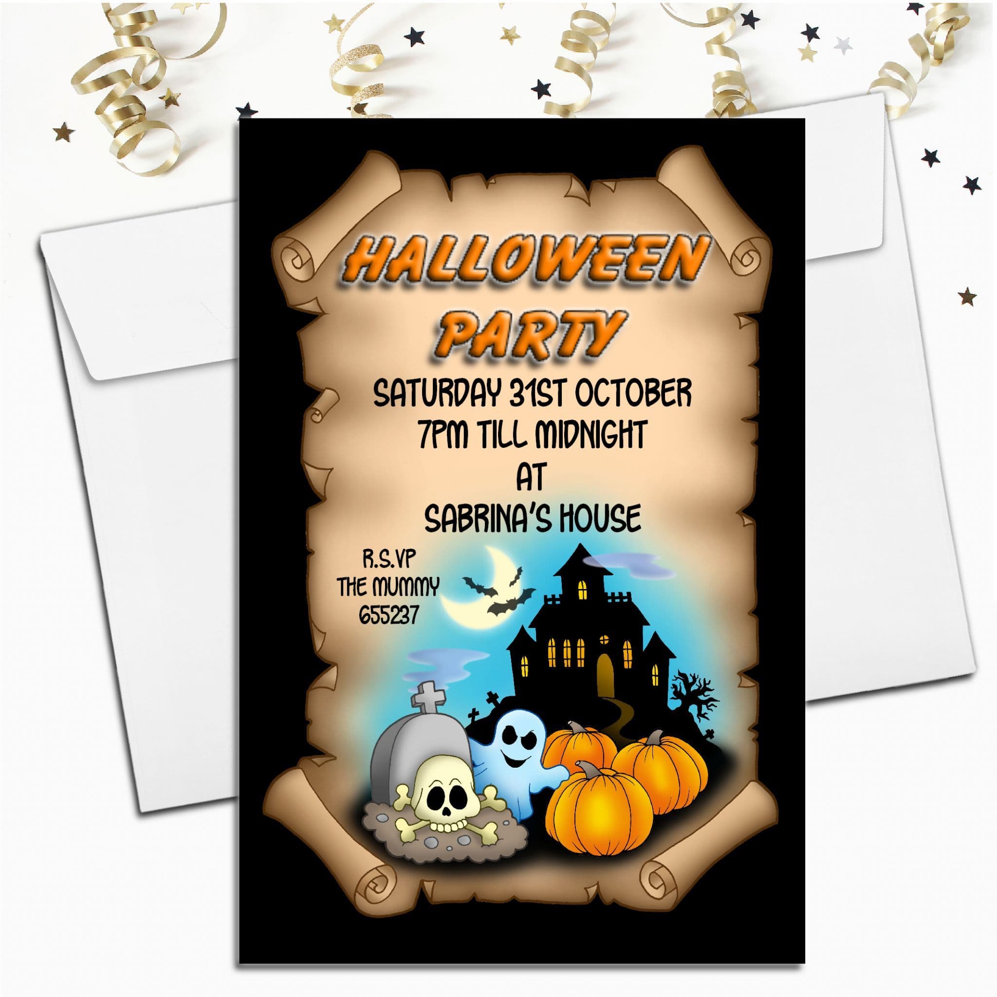 Halloween Party Invitation Posters Halloween Poster Scary Party