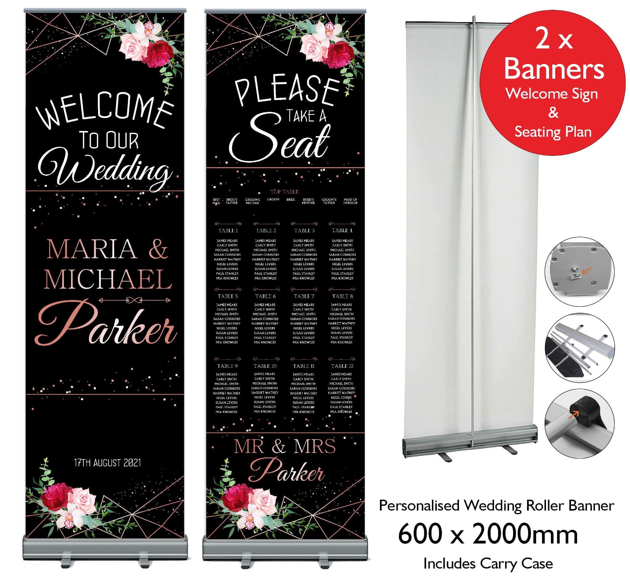 X Banner Wedding Wedding Roller Banner N4 Welcome To Our Wedding