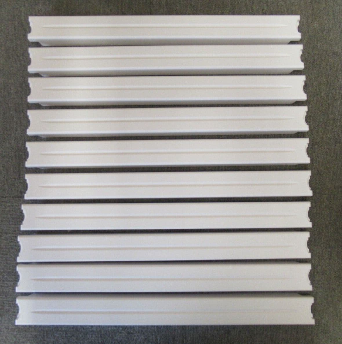 10 x APC 874-0018 1U White Plastic Rack Filler Cabinet Blanking Plate Panel