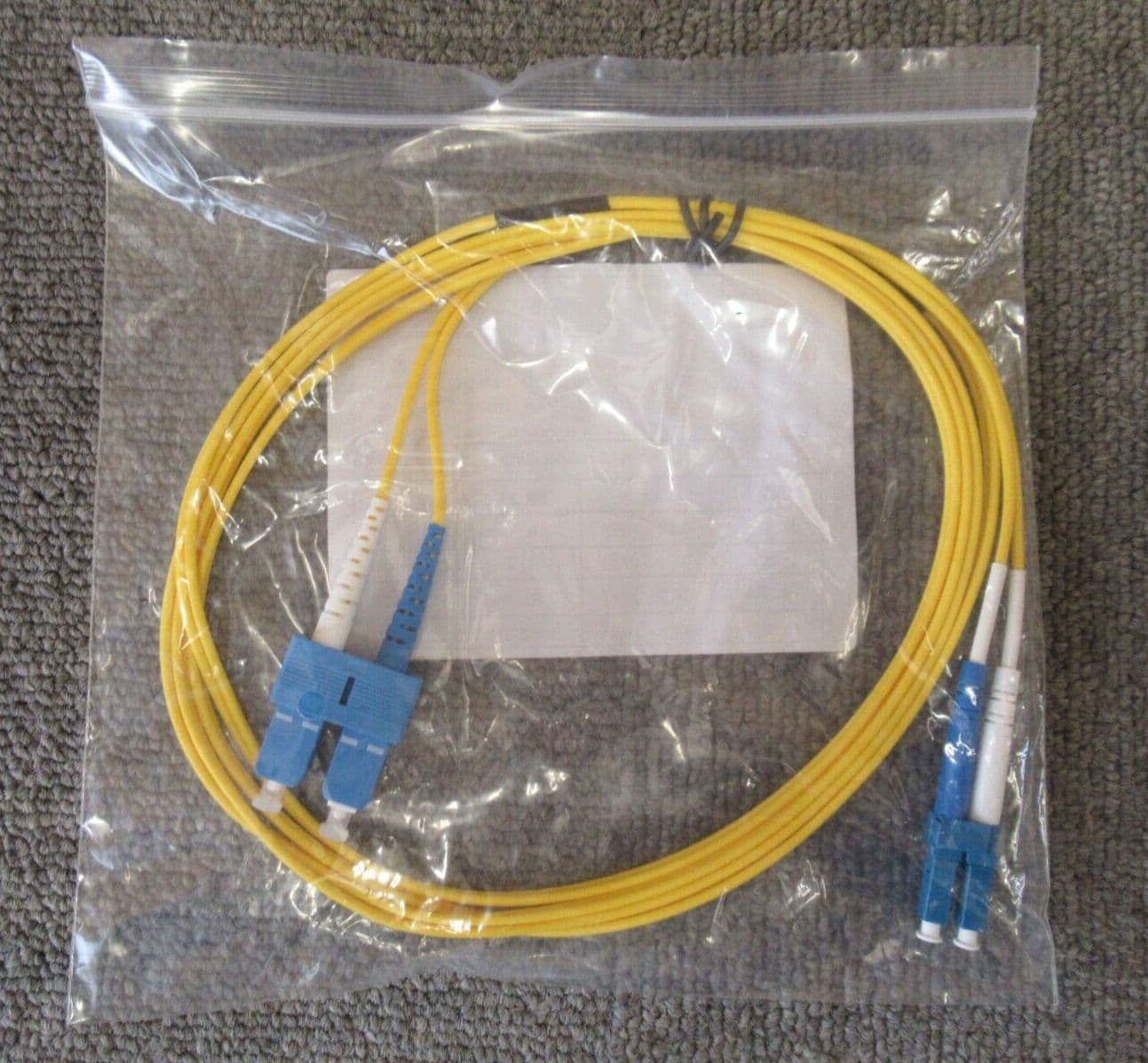 10 x New B3 Ultra Bend Insensitive 2M LC-SC Duplex 8 3/125 SM Fiber ...