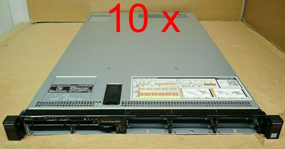 10x New Dell PowerEdge R630 8x2 5"Bay 1U Server Chassis Motherboard ...