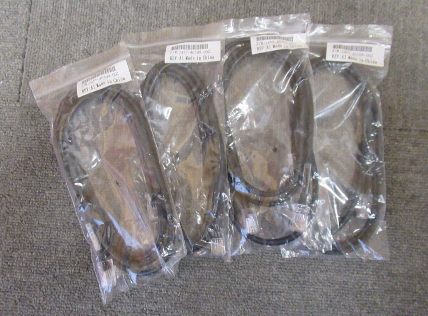 11 x Polycom 2457-40309-002 2457-40305-003 Cat5e 5ft 7ft Black UTP ...