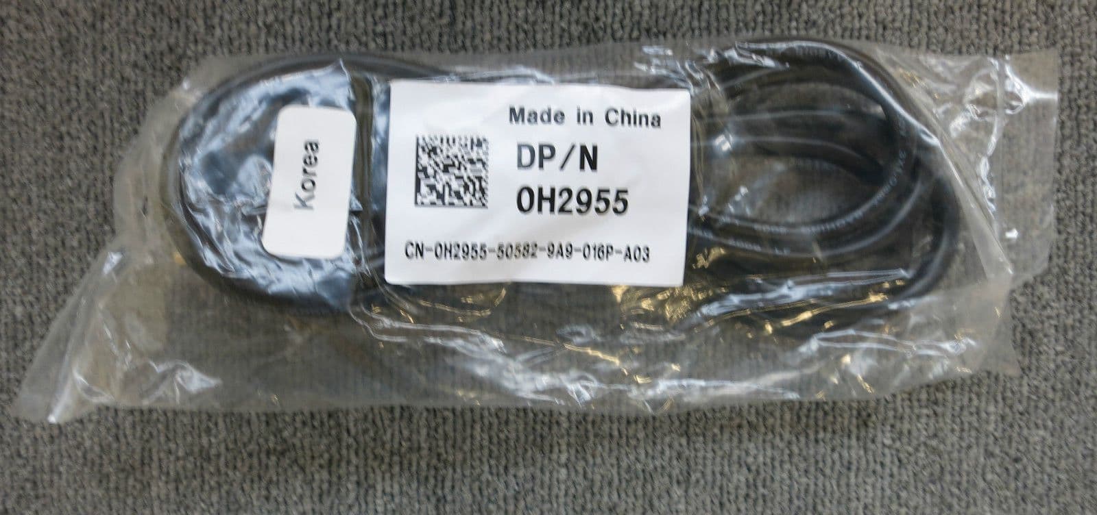 12 x Dell H2955 New Sealed 2 Pin Korea Wall Plug 6FT 2M Power Cord ...