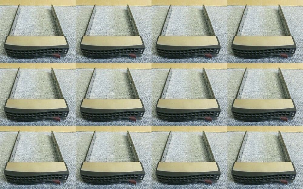 12 x SuperMicro SC93301 3 5" inch Hot-swap SAS / SATA Hard Disk Drive ...
