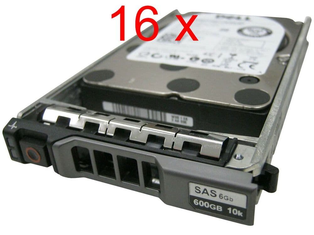 16x Dell 600GB 10K SAS 2 5" SAS 6Gb/s HDD 5TFDD for Dell PowerEdge ...