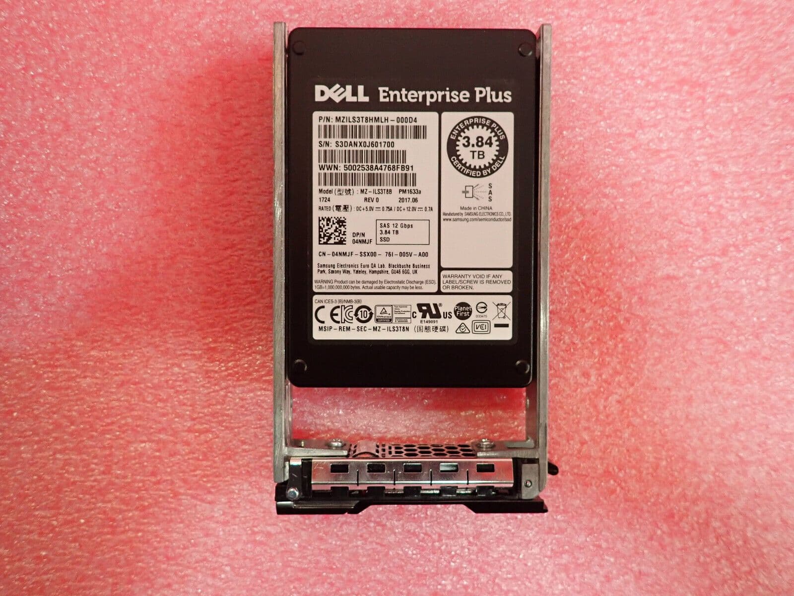 16x NEW Dell Compellent 3 84TB 2 5" 12G RI SAS SSD 400-AJDE 4NMJF ...