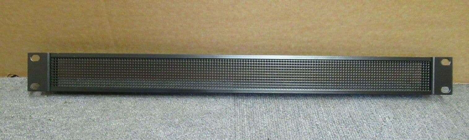 1U 19" Black Mesh Vented Rack Mount Data Caninet Blanking Panel