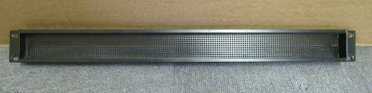 1U 19" Black Mesh Vented Rack Mount Data Caninet Blanking Panel