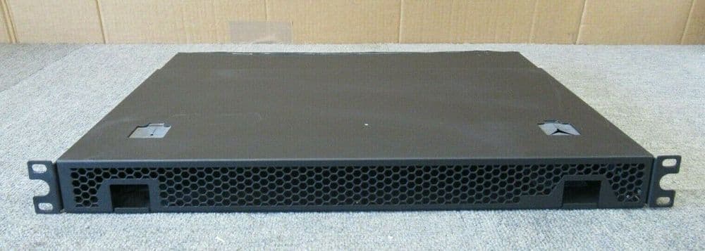 1U 19" Black Vented Blanking Cable Management Data Cabinet Rack Panel