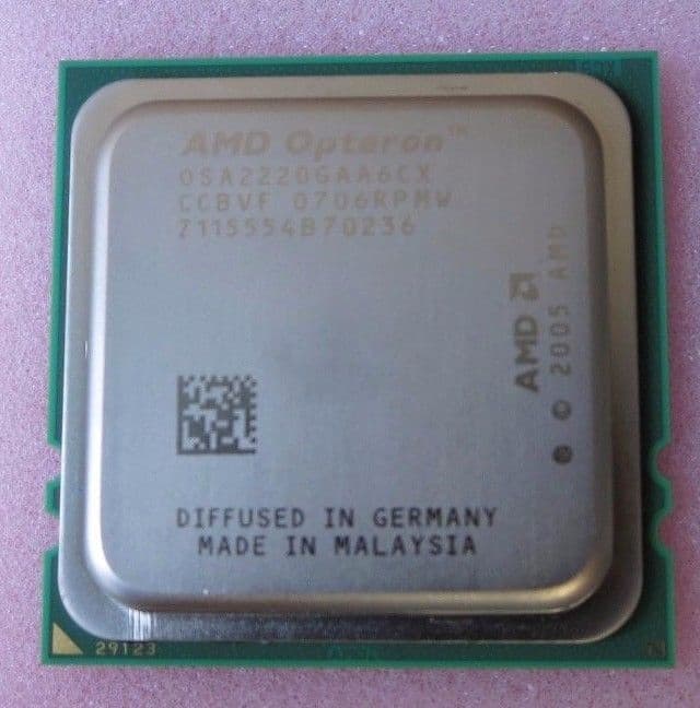 2 X AMD Opteron OSA2220GAA6CX 2 8GHz Dual Core Processor CPU Socket Server