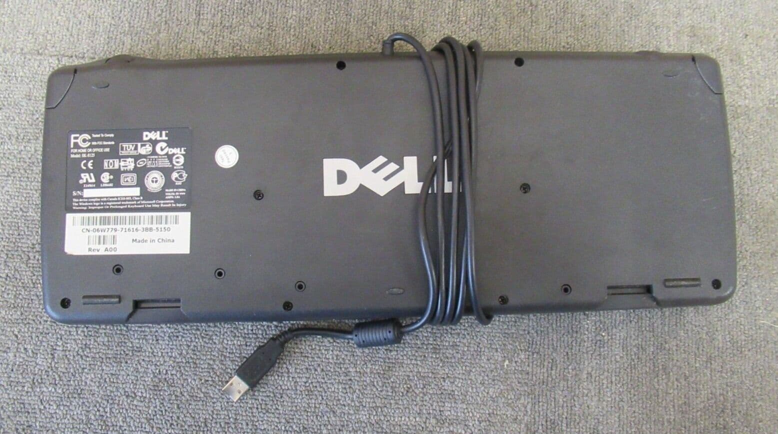 2 x Dell SK-8125 6W779 06W779 USB Wired Black UK QWERTY Standard Keyboard