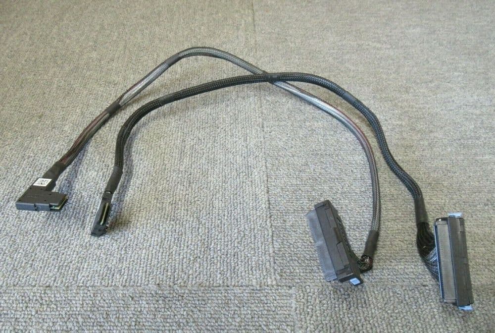 2 x Dell TK038 RN695 PowerEdge R700 Mini-SAS B To PERC 6i RAID ...