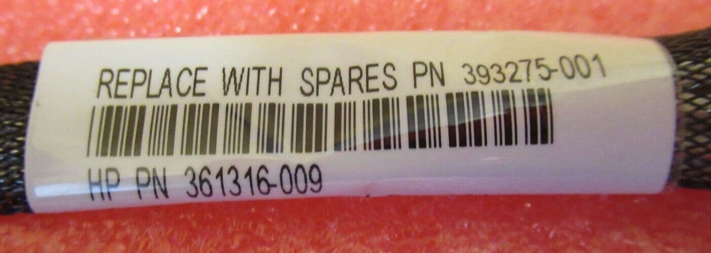 2 x HP 361316-009 393275-001 ProLiant ML350 4 Lane SAS SATA MultiLane Cable 19"