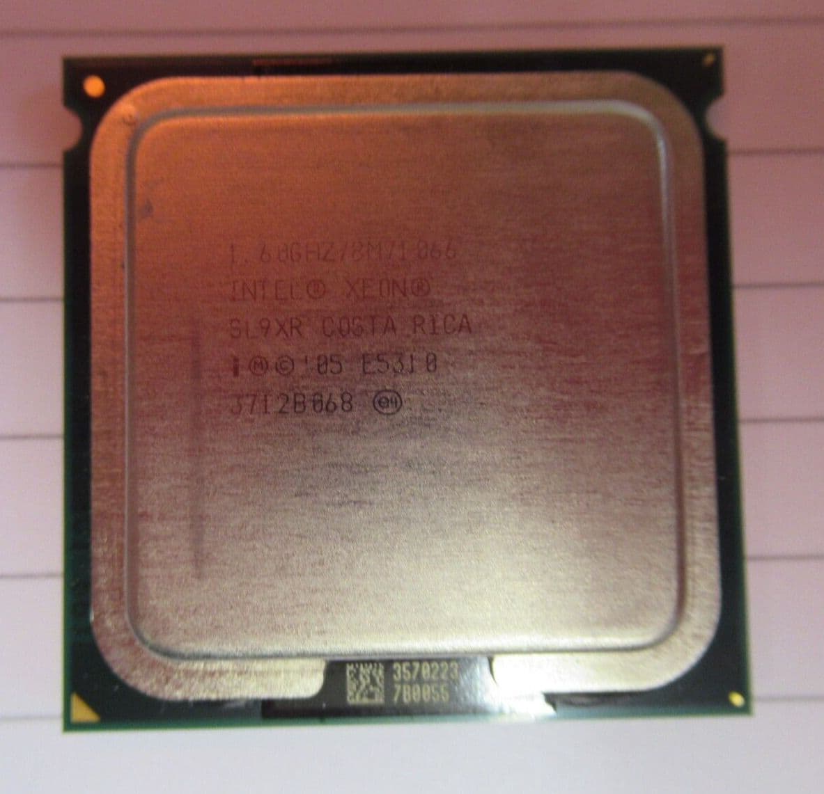 2 x Intel Xeon SL9XR E5310 Quad-Core 1 60GHz 1066MHz FSB 8MB L2 LGA771 ...