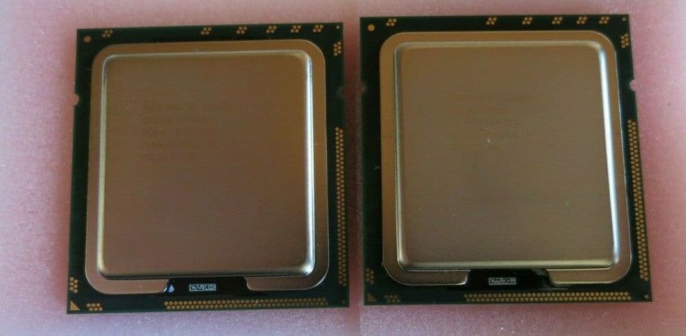 2 x Intel Xeon SLBF4 X5560 4 Core 2 80GHz 6 40GT/s 8MB Socket LGA1366 ...