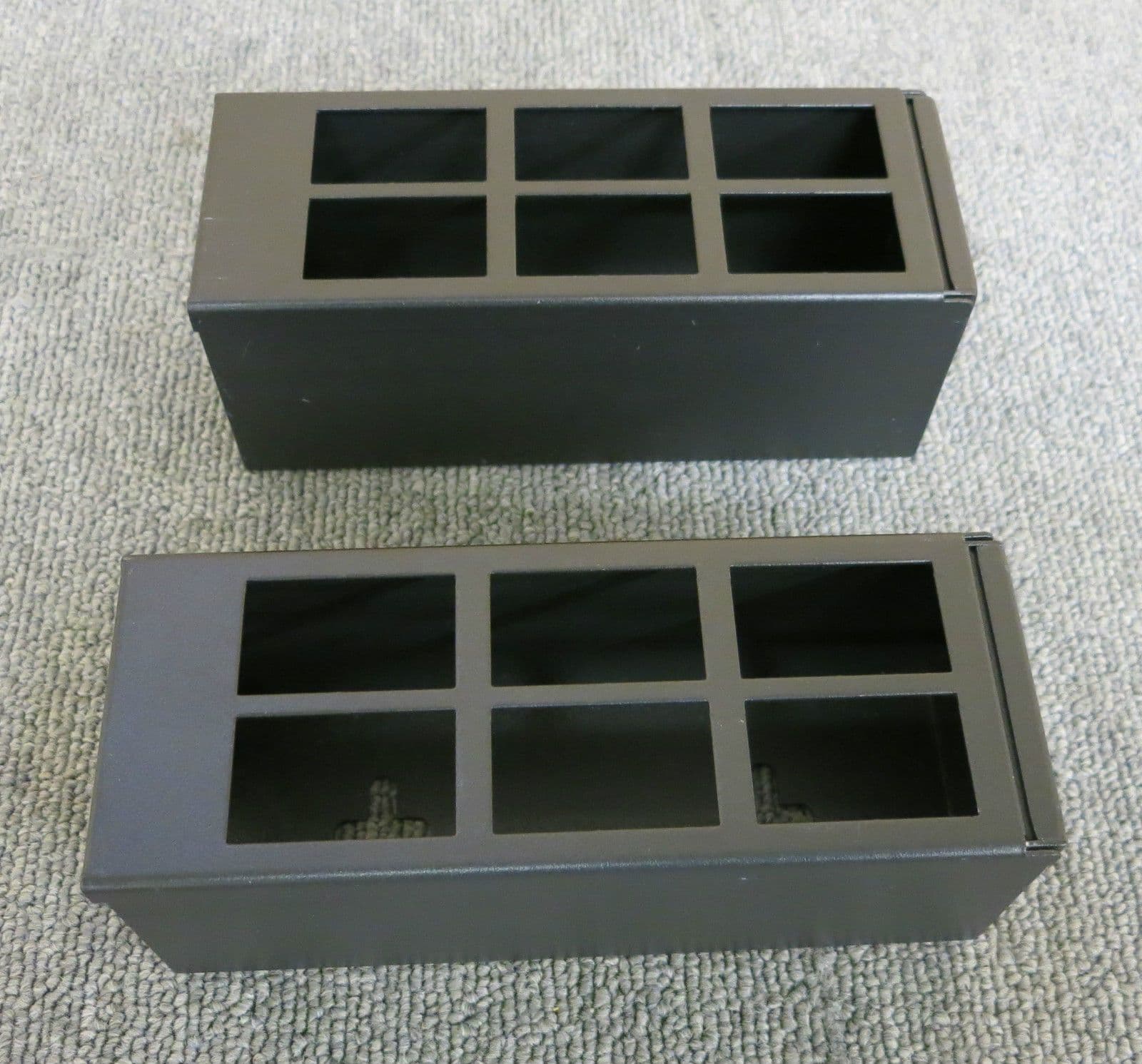 2 x New Excel 350-637 6 Way 25mm Grid Outlet Position Box