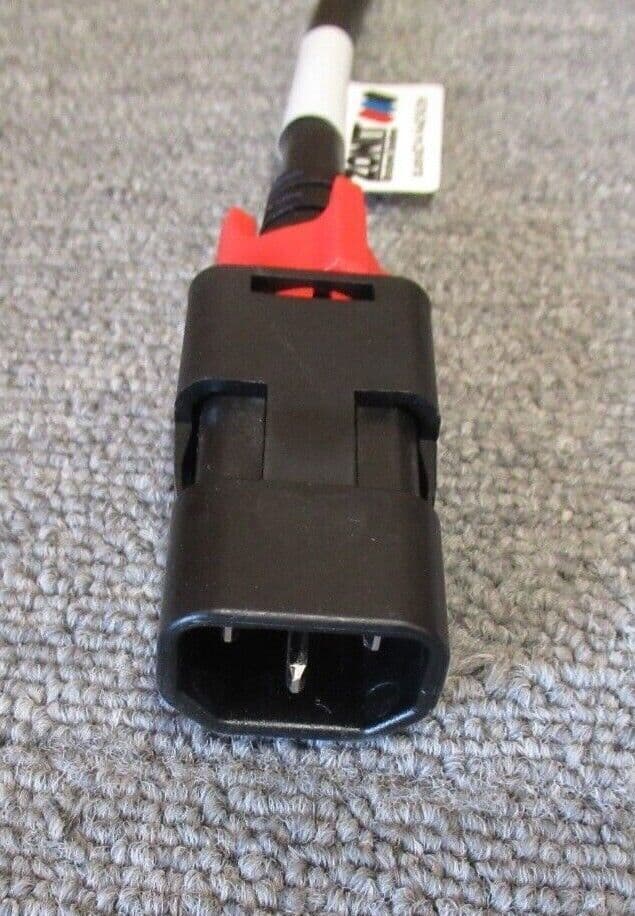 2 x Zonit zLock-zC14-14-aC19-2 5m IEC Dual Locking Cable 2 5M Black C14 ...