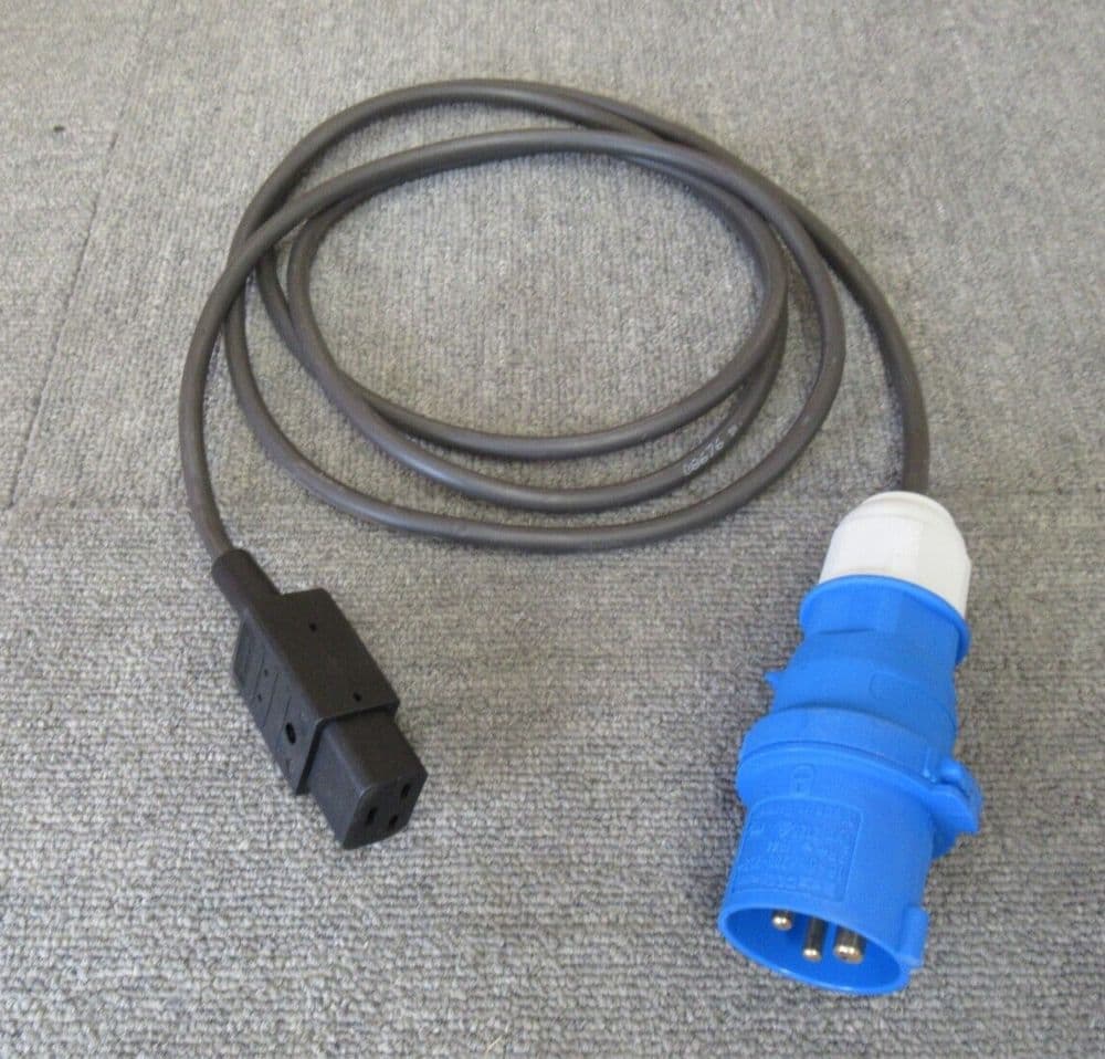 2 5M IEC C19 Female To IP44 16A CEENorm Commando Blue Plug Male Power ...