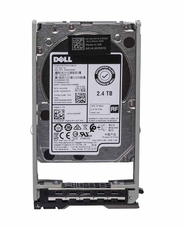 24 x NEW DELL SEAGATE 2 5" 2 4TB 10K 12GBPS SAS 12G PowerEdge RWR8F ...