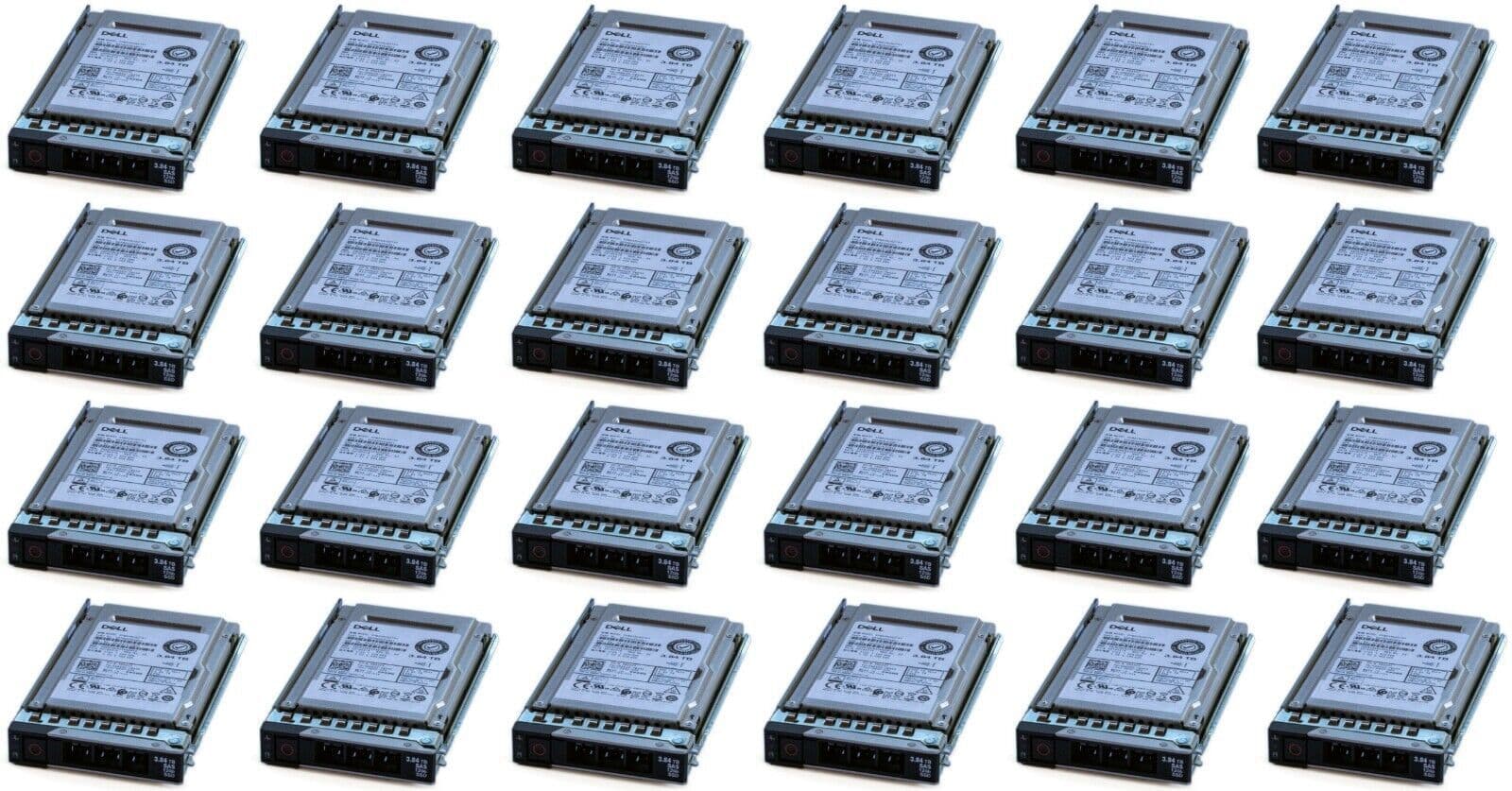 24x NEW Dell 3 84TB 2 5" SAS 12G SSD N85XX Toshiba KPM5XRUG3T84 G14/G15 ...