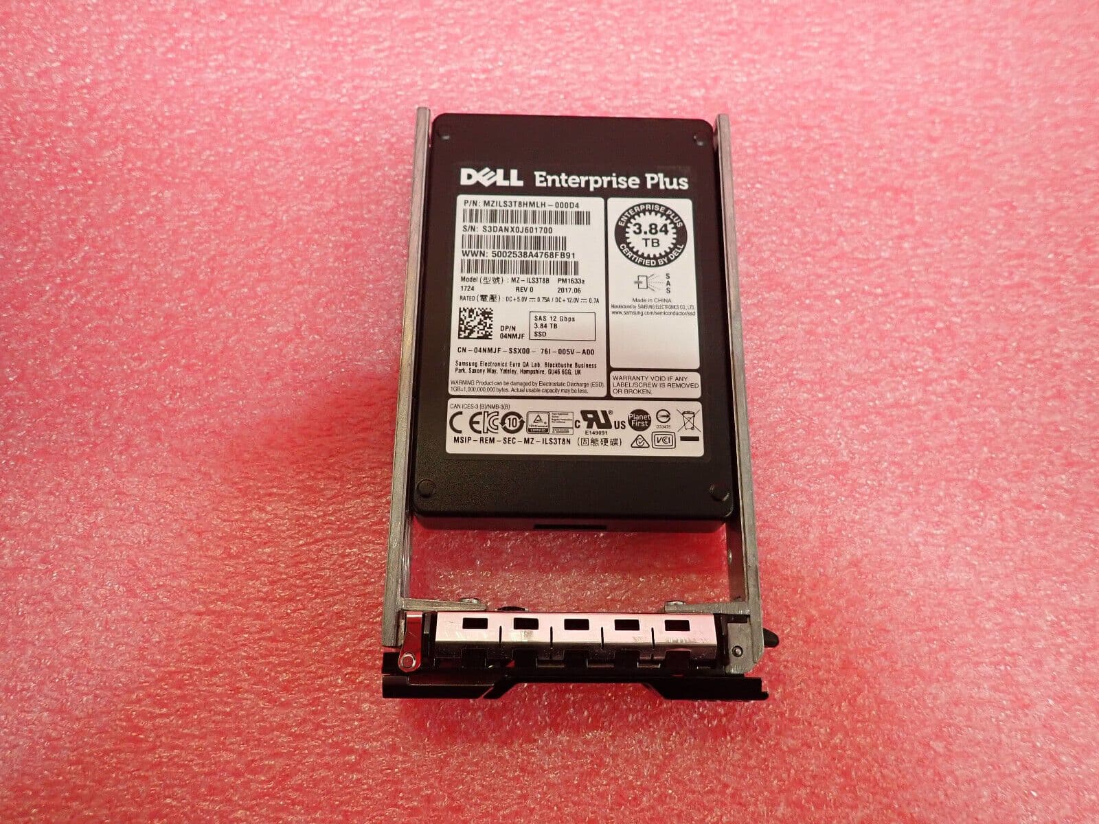 24x NEW Dell Compellent 3 84TB 2 5" 12G RI SAS SSD 400-AJDE 4NMJF ...