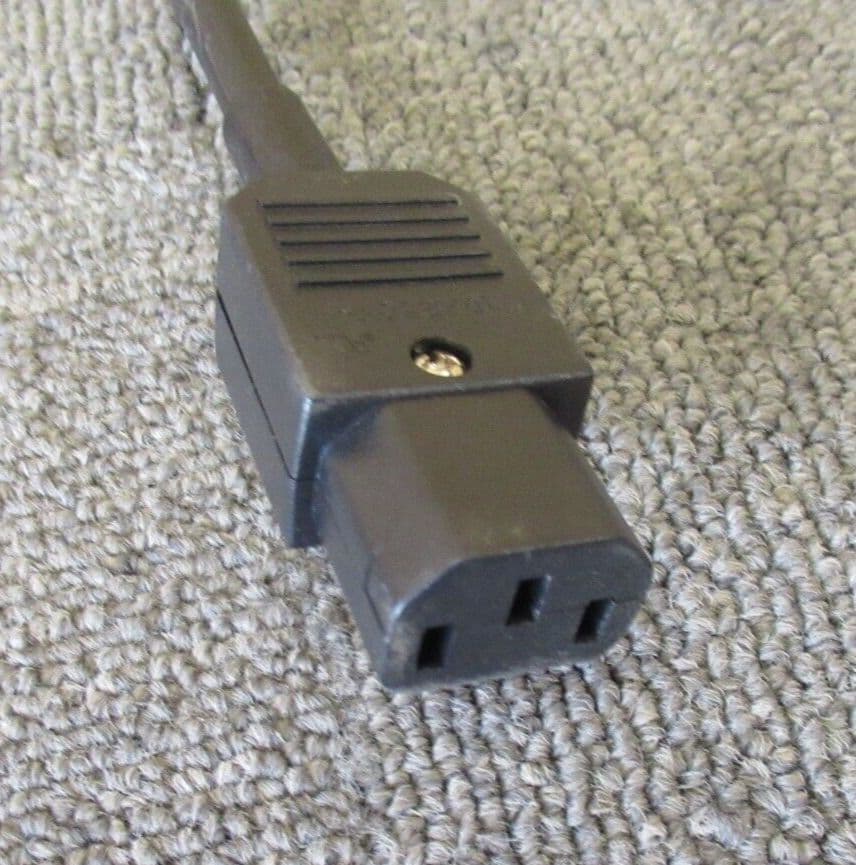 2M IEC C13 Female To IP44 16A PCE Commando Blue Plug Male Power Lead Cable