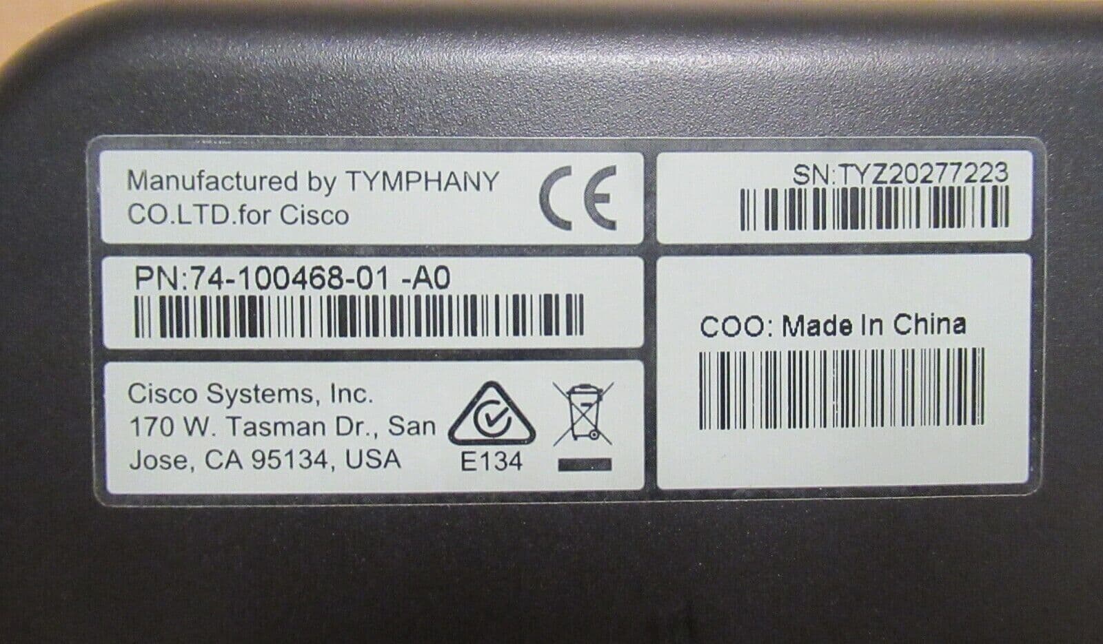 2x Cisco CTS-LDSPKR-SM TelePresence 170W Loudspeaker 74-100468-01