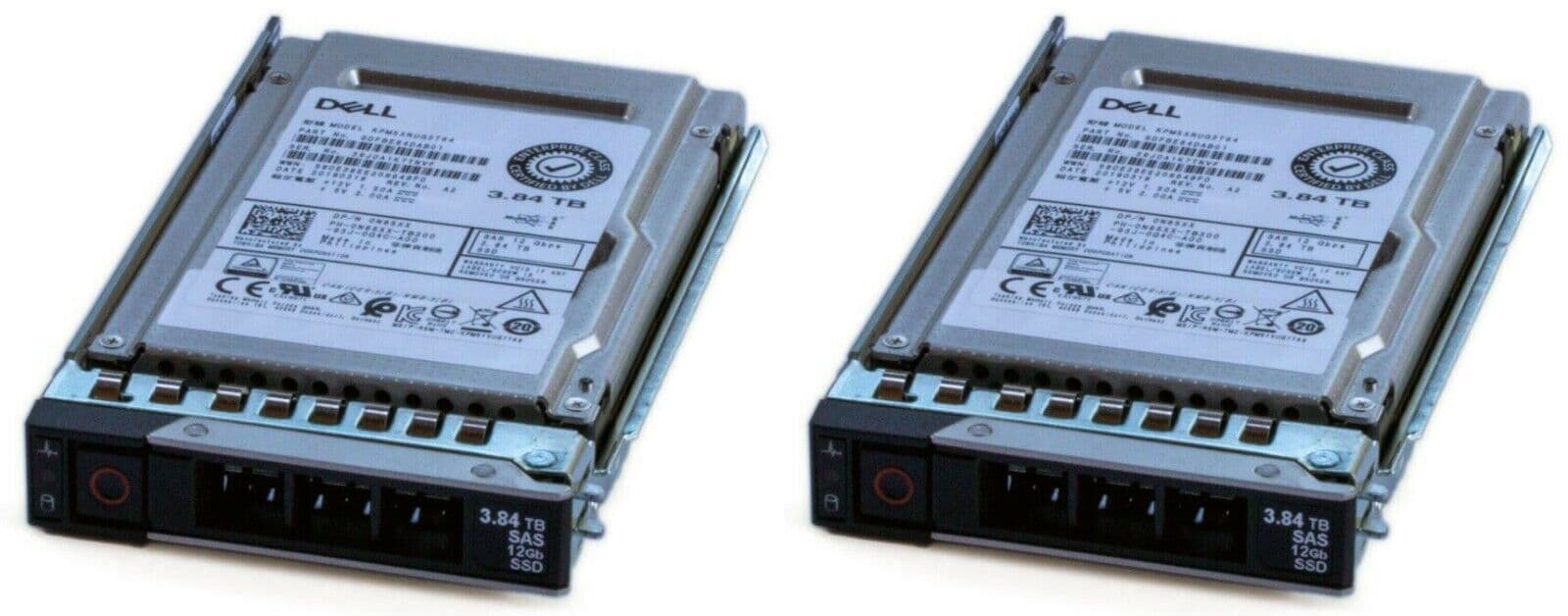 2x NEW Dell 3 84TB 2 5" SAS 12G SSD N85XX Toshiba KPM5XRUG3T84 G14/G15 ...