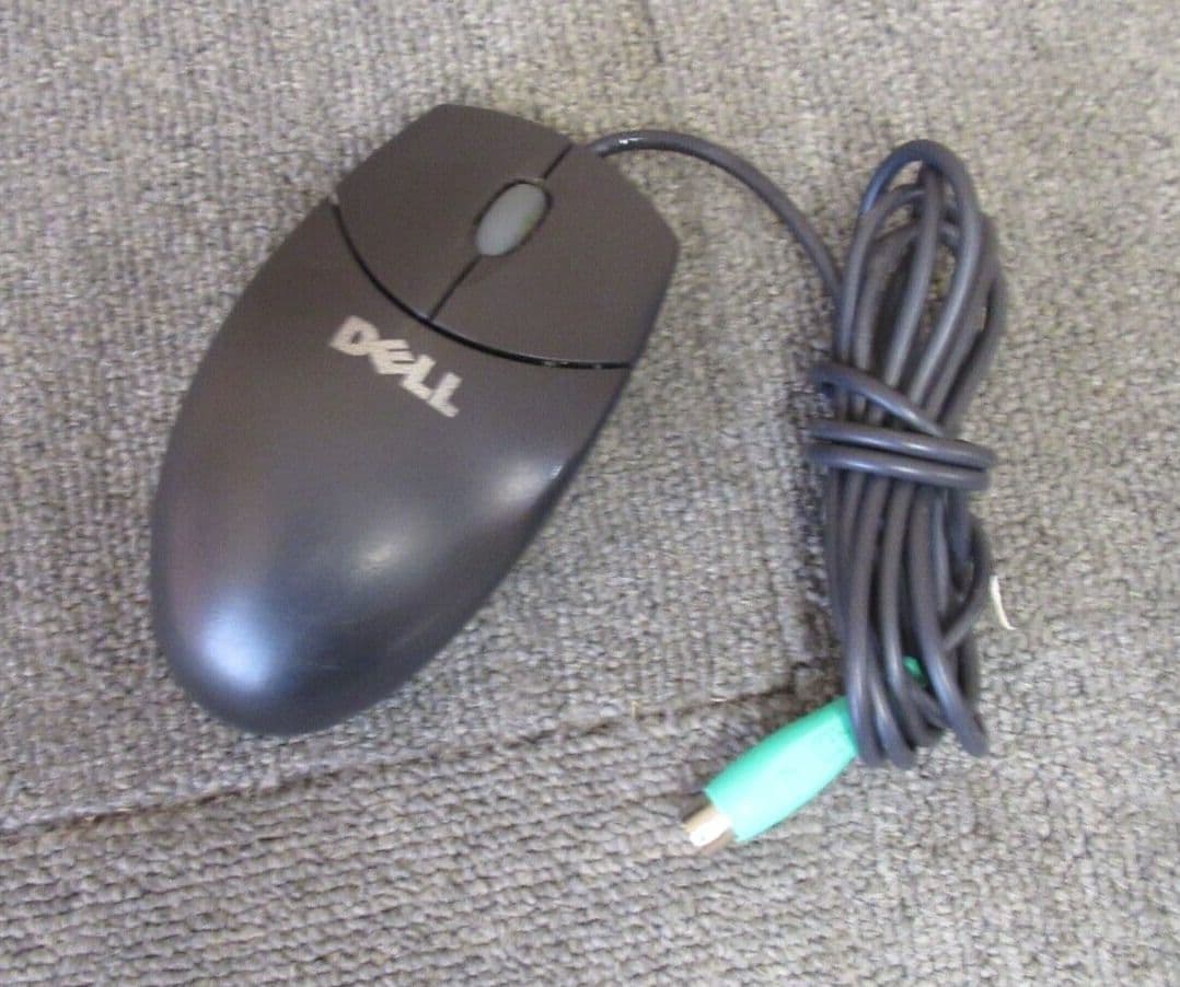 3 x Dell Logitech M-S69 851841-1000 W1668 PS/2 Wired 3-Button Trackball ...