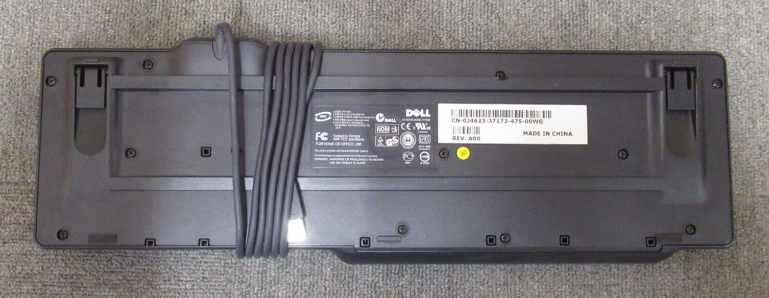 3 x Dell RT7D50 J4623 0J4623 USB Wired Black 104-key UK QWERTY Standard ...