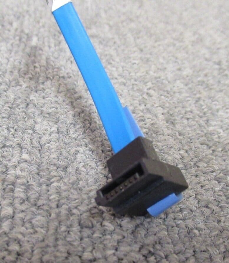 3 x Dell V702D 0V702D Blue 90 Degree SATA To SATA Data Cable 12" Assembly