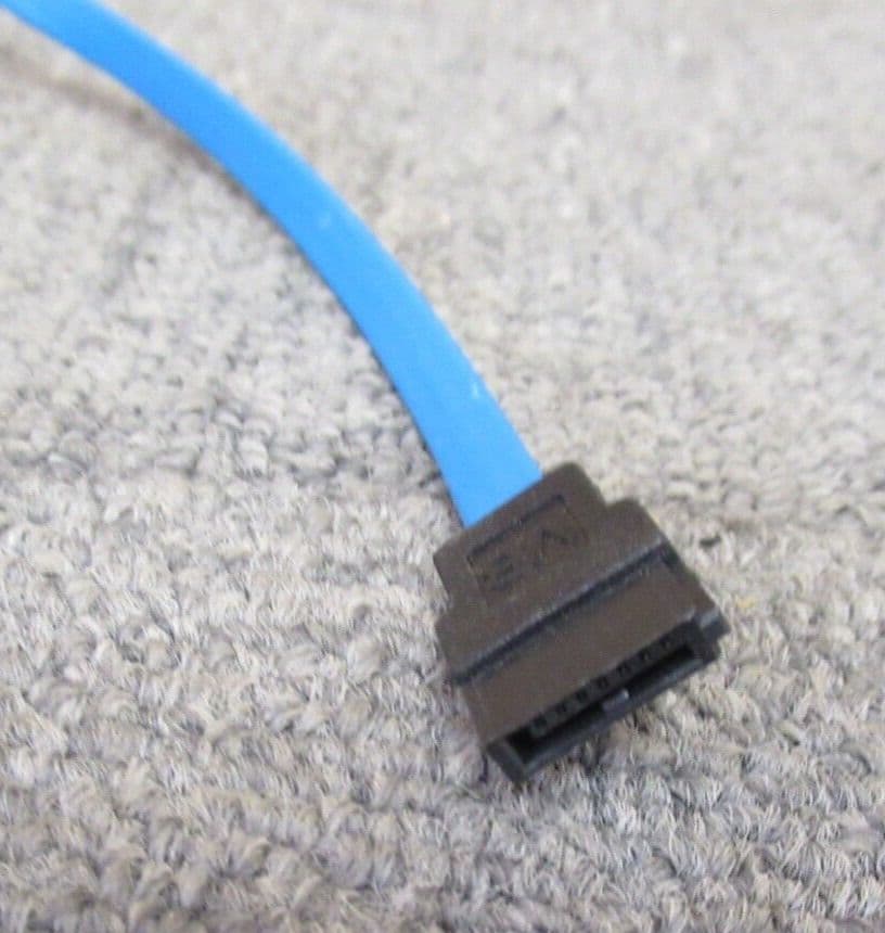 3 x Dell V702D 0V702D Blue 90 Degree SATA To SATA Data Cable 12" Assembly