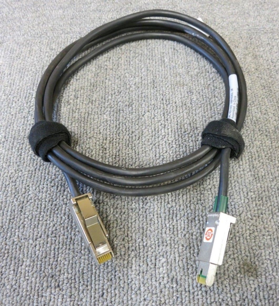 3 x EMC 038-003-509 HSSDC To HSSDC 2M Cable Symmetrix Dell RAID Array ...