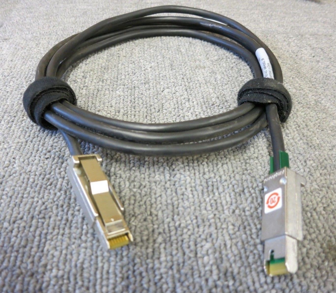 3 x EMC 038-003-509 HSSDC To HSSDC 2M Cable Symmetrix Dell RAID Array ...