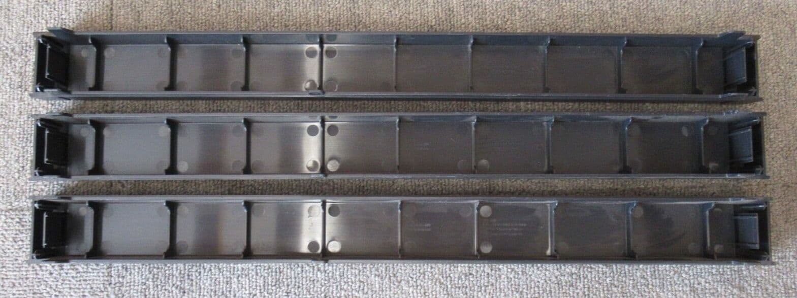 3 x HP 464695-001 Universal 1U 19" Rack Server Cabinet Black Blank Slot ...