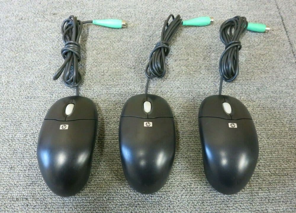 3 x HP M-SBJ96 334684-003 390937-001 Black PS2 Ball Track Optical Wheel ...