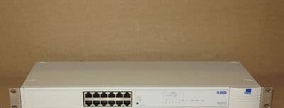 3COM 3C16440 SuperStack 2 12-Port Fast Ethernet Hub Switch Network