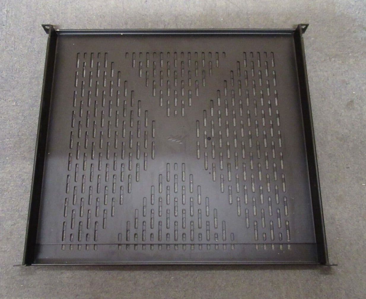 4 Post 1U 19" Adjustable Vented Rack Mount Universal Shelf 16" To 26"