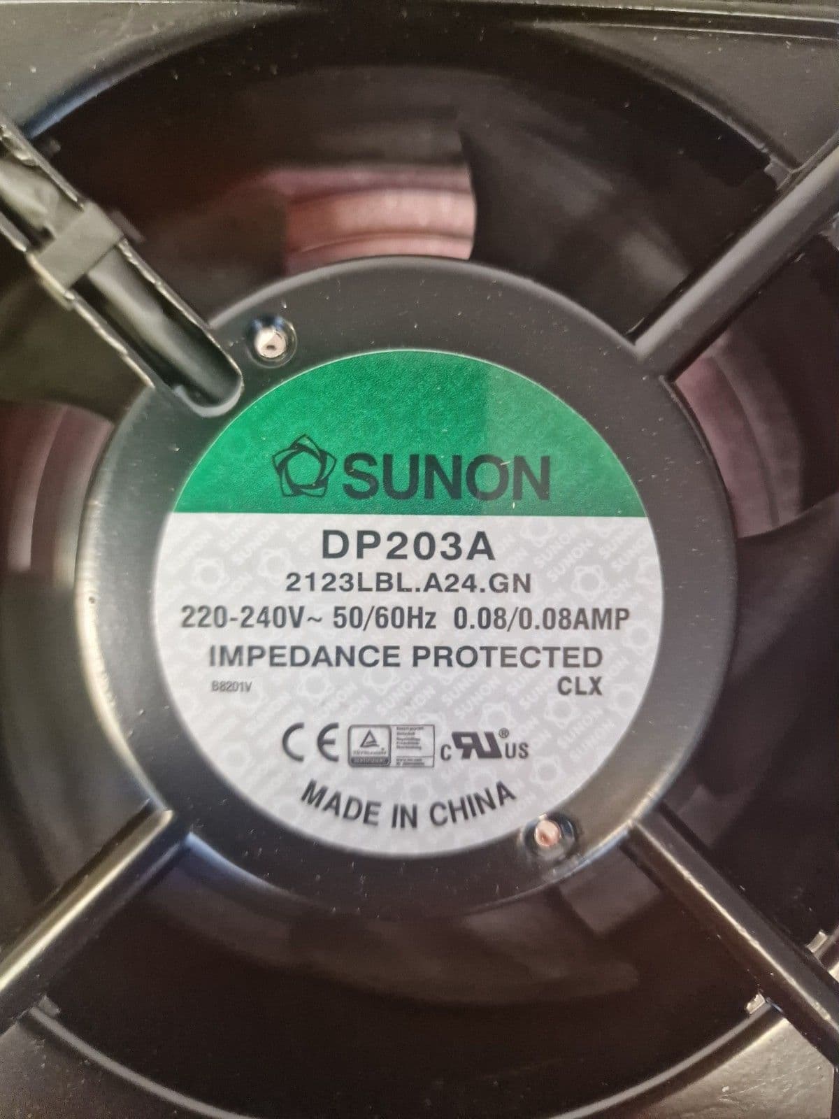 4 Way Sunon DP203A Cooling Fans Roof Mount Cabinet Tray Black