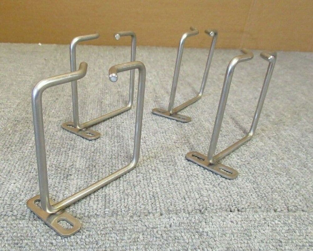 4 x 1U Vertical Server Rack Cable Management D-Ring Hook Cable Organizer