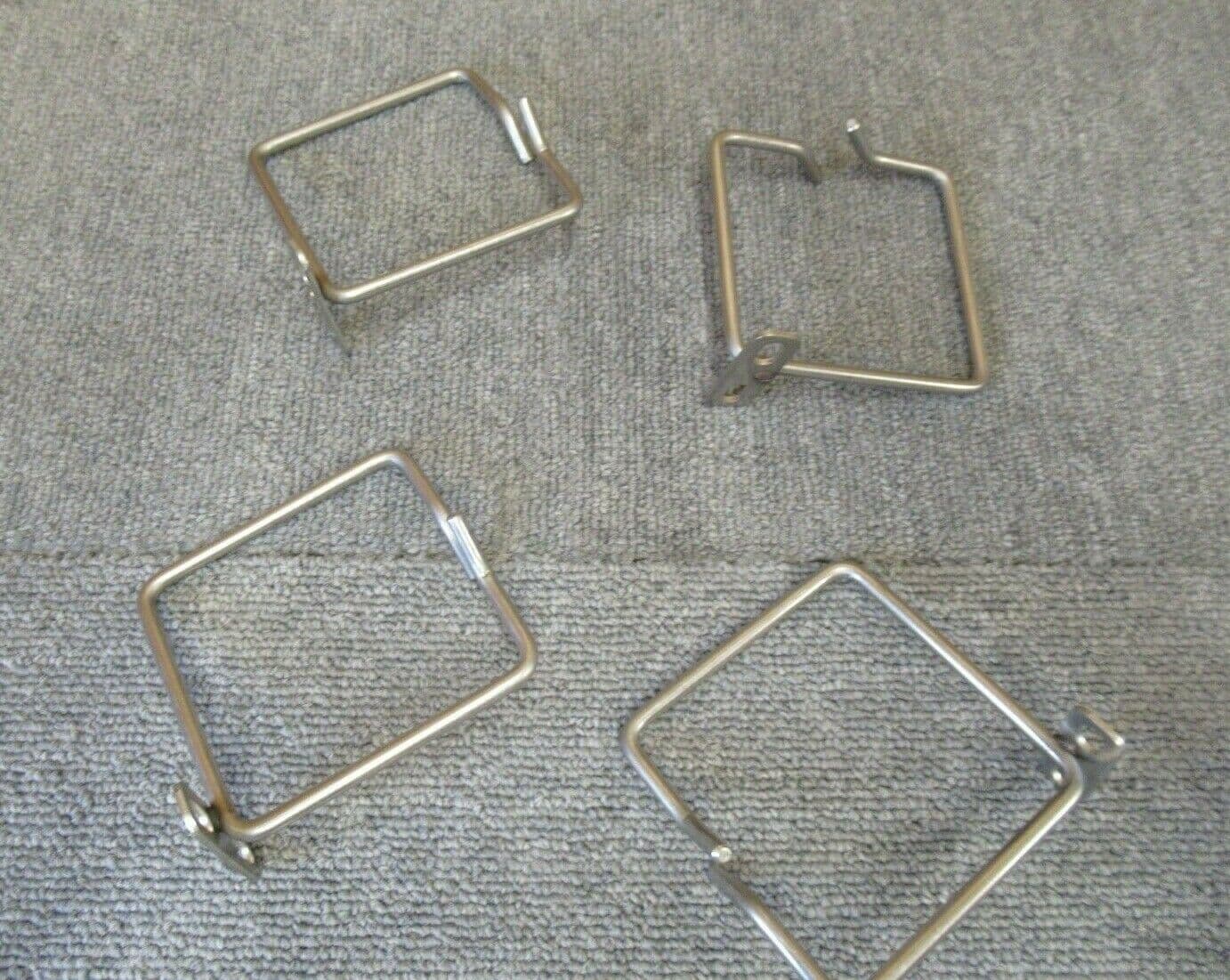 4 x 1U Vertical Server Rack Cable Management D-Ring Hook Cable Organizer