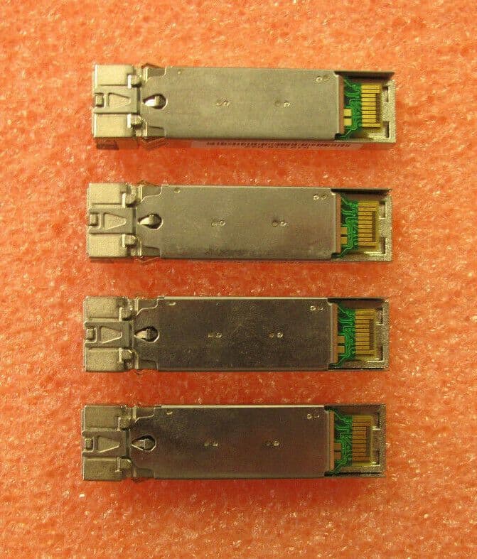 4 x JDSU 4GB Multi-Rate FC 850nm SFP Transceiver Module PLRXPL-VE-SG4-36