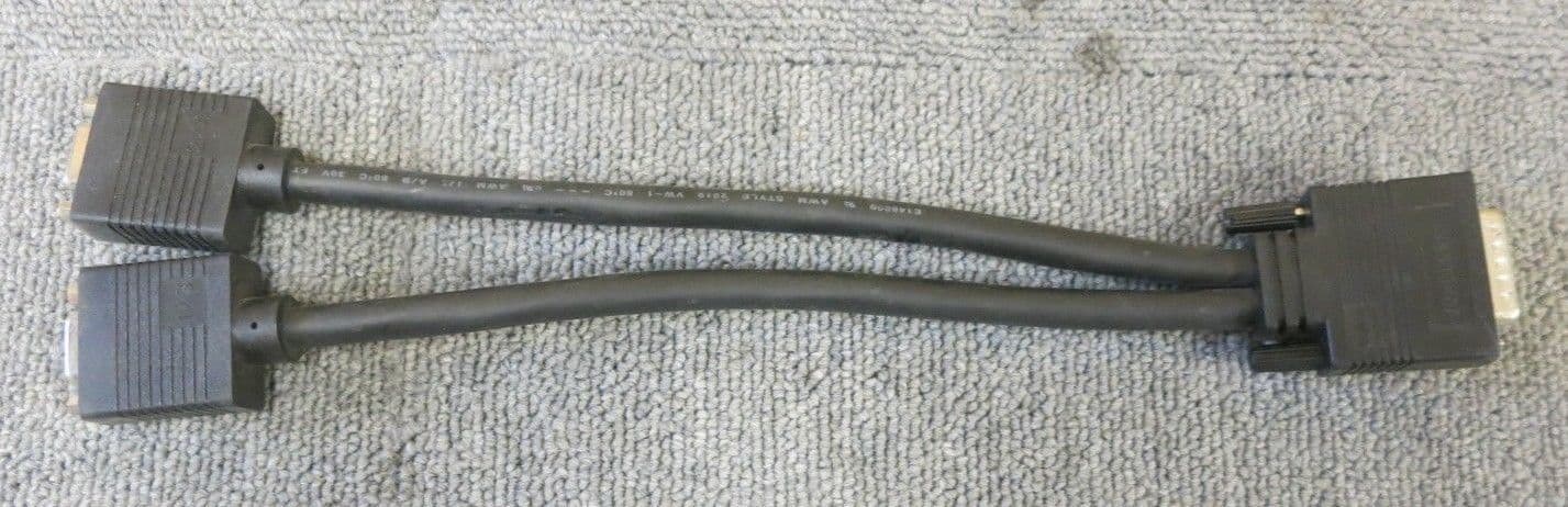 4 x Matrox 15941-00 DMS-60 LFH60 to Dual VGA 15 Pin Female Splitter Cable