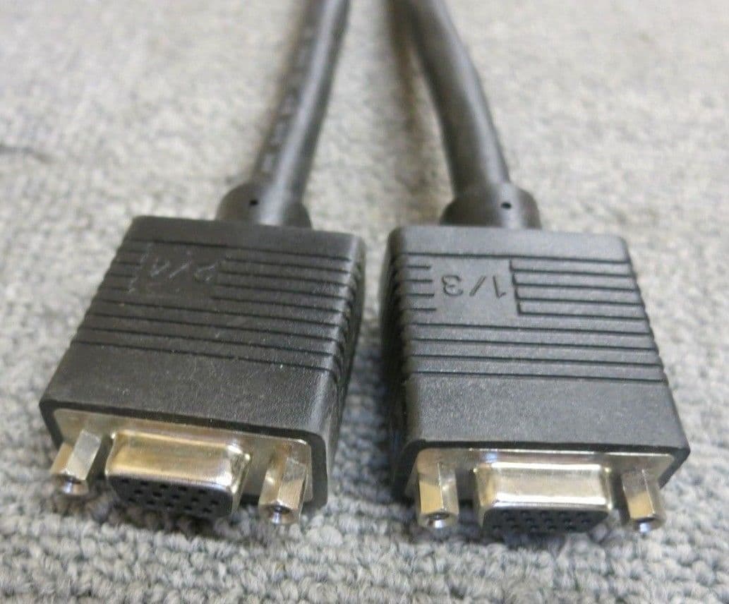 4 x Matrox 15941-00 DMS-60 LFH60 to Dual VGA 15 Pin Female Splitter Cable