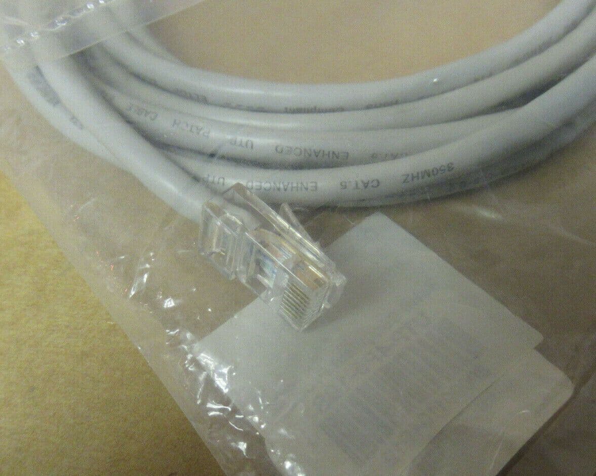4 x New APC Category 5 UTP 568B Patch Cable Grey RJ45 to RJ45 3827GY-10