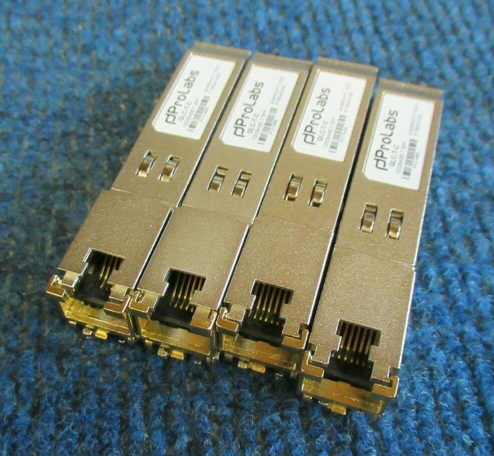 4 x Prolabs Cisco GLC-T-C 1Gbps 1000Base-T Copper RJ45 SFP Transceiver Module